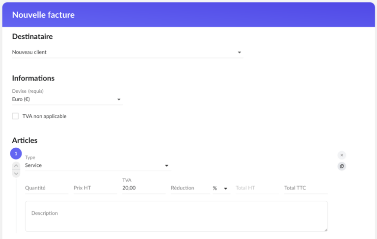 Facture.net : l'outil gratuit pour gérer vos factures et vos devis