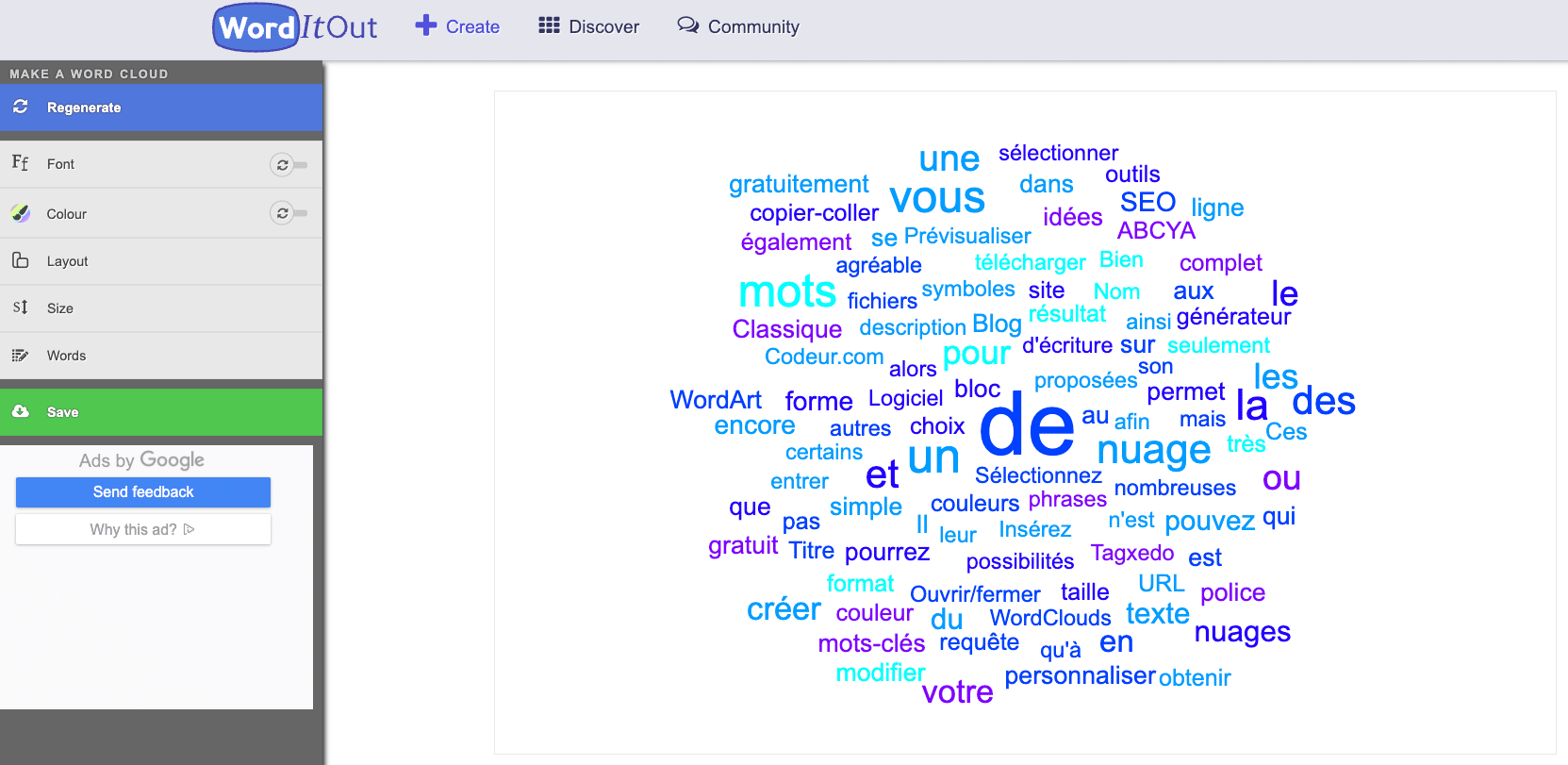 Les 8 meilleurs outils pour créer des nuages de mots - À la SEOupe