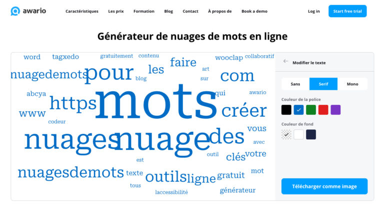 Les 8 meilleurs outils pour créer des nuages de mots - À la SEOupe
