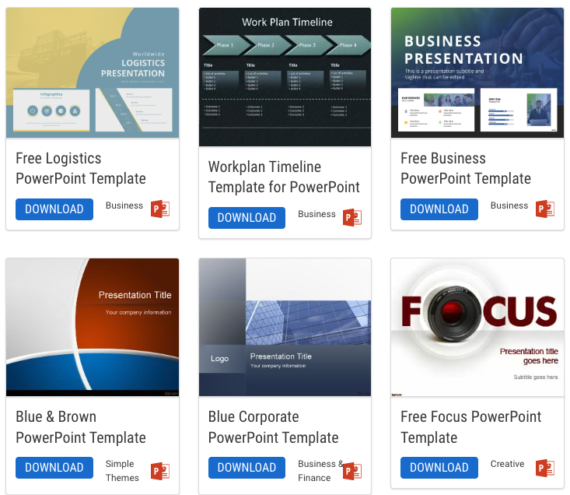 Les meilleurs sites de templates PowerPoint gratuits