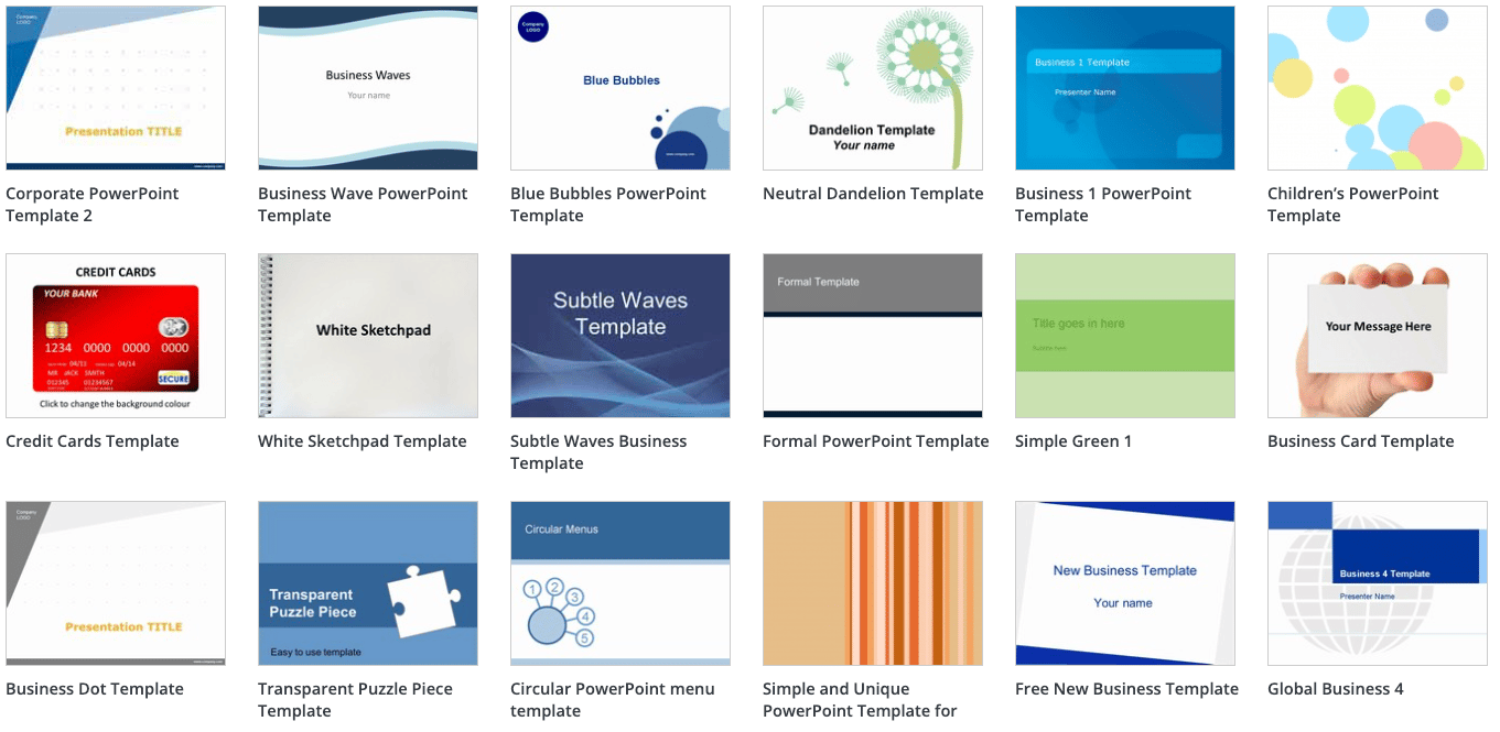 Les meilleurs sites de templates PowerPoint gratuits