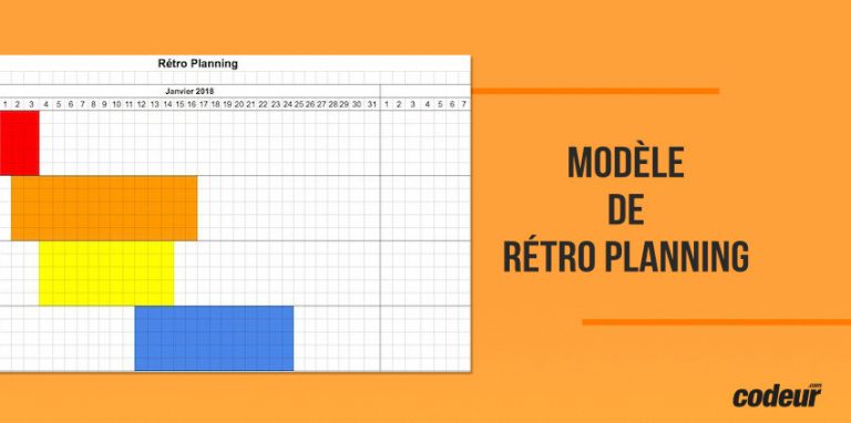 Comment faire un rétroplanning ? [Modèle Excel à télécharger]
