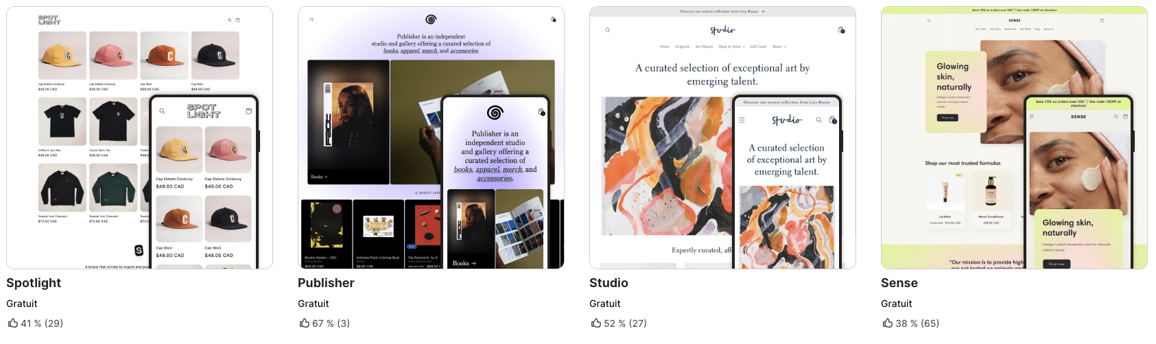 240 thèmes et templates de site web gratuits