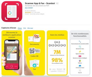 7 applications pour scanner des documents (iPhone et Android)