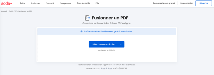 10 outils gratuits pour fusionner des PDF - À la SEOupe