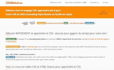 10+ sites pour apprendre le CSS gratuitement