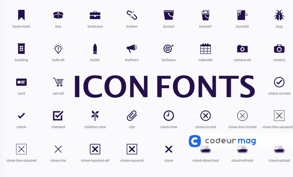 14 icon fonts esthétiques et gratuites pour le web