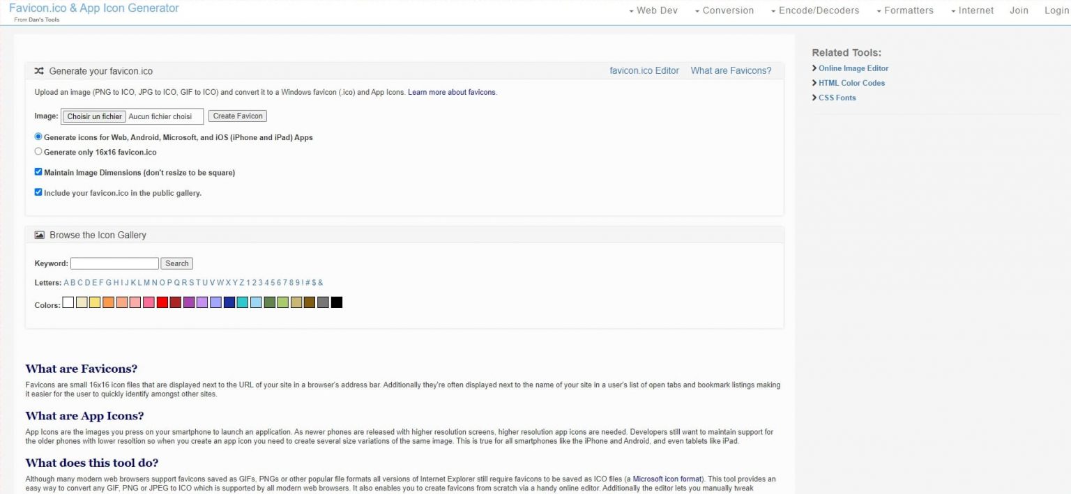 Créer un favicon : 11 générateurs de favicon gratuits