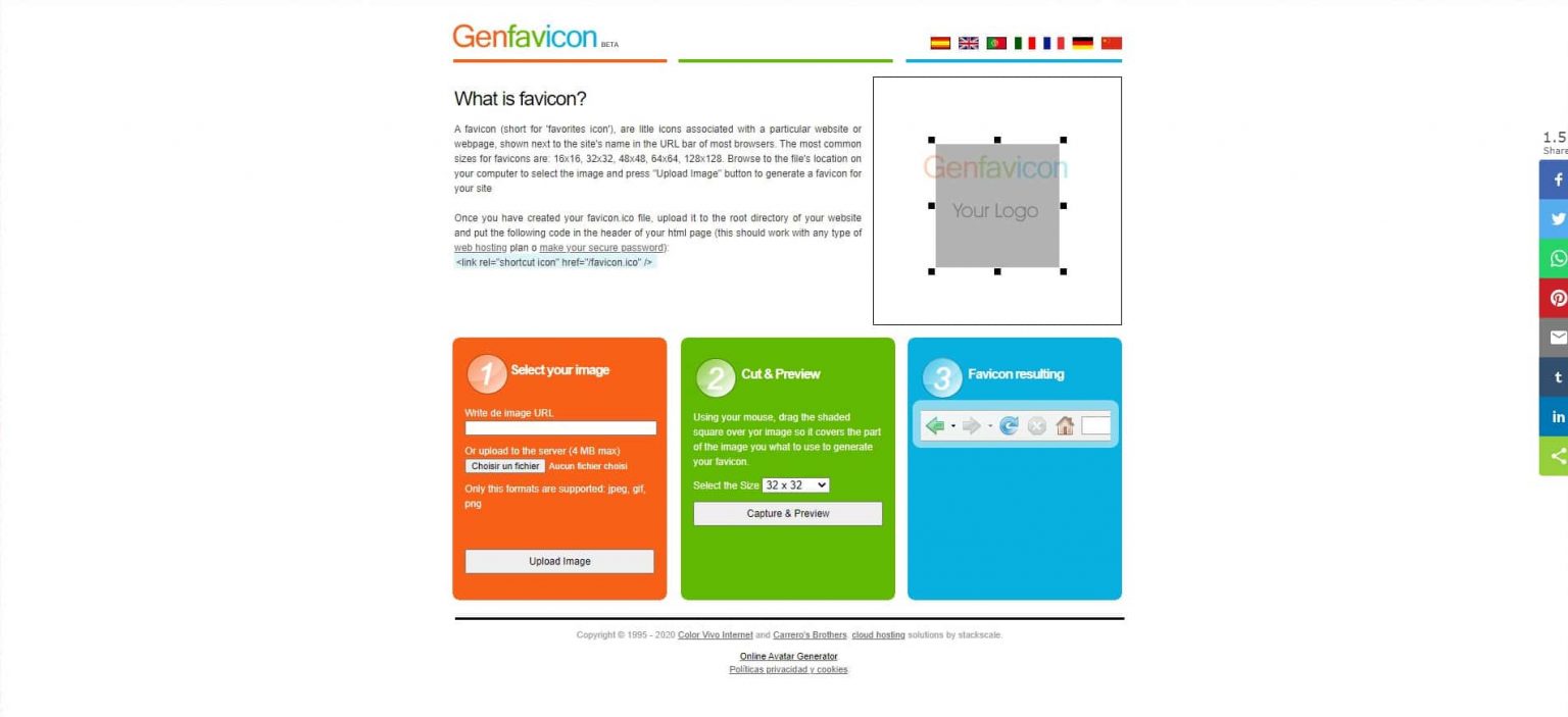 Créer un favicon : 11 générateurs de favicon gratuits