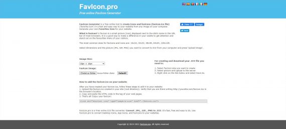 Créer un favicon : 11 générateurs de favicon gratuits