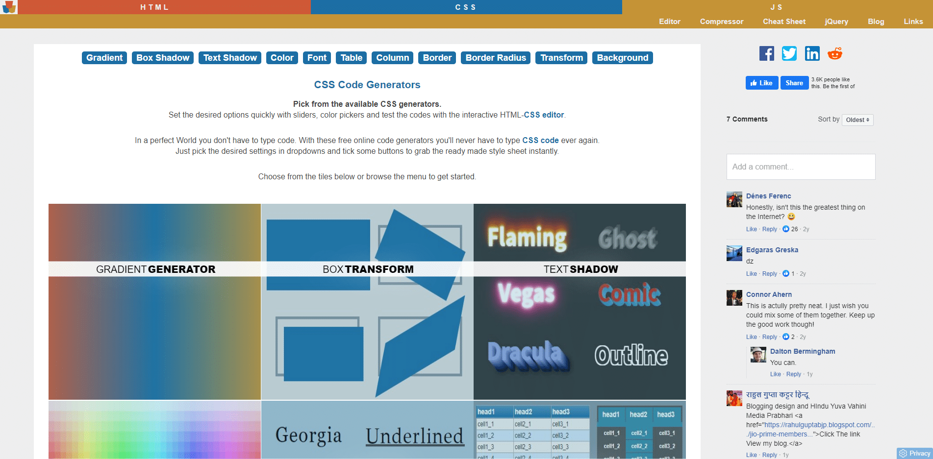 10 générateurs de CSS pour vous aider à customiser votre site