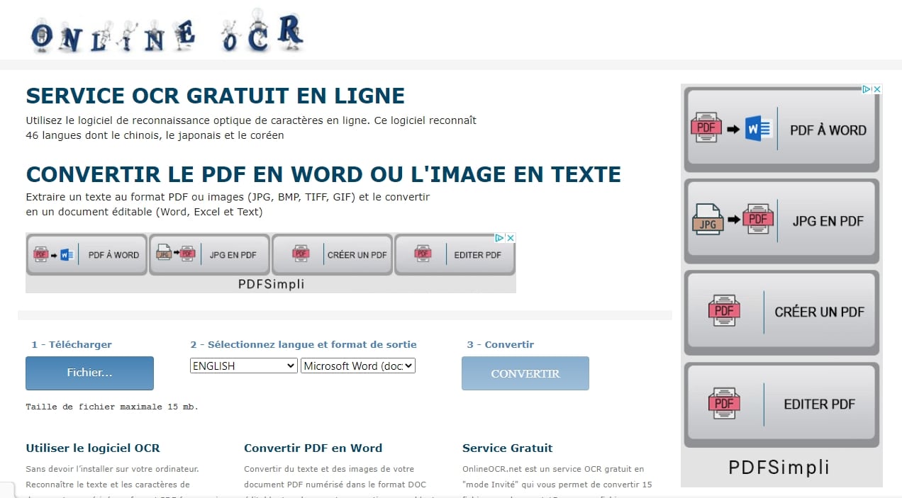 Les meilleurs logiciels OCR pour la Reconnaissance Optique des Caractères