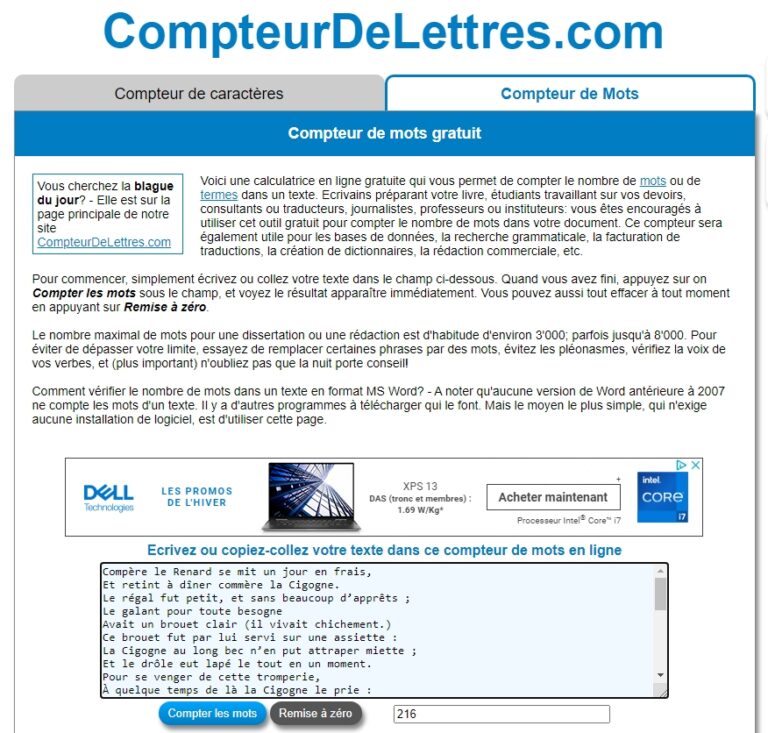 12 compteurs de mots pratiques à connaître