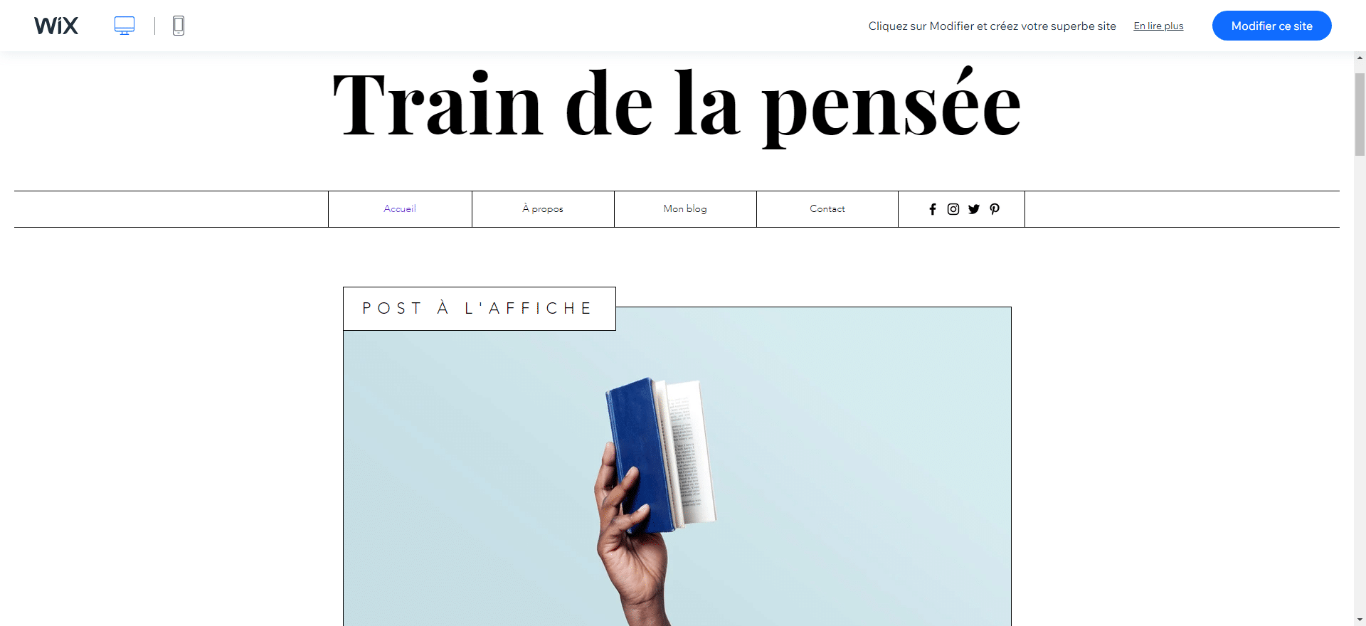 Les meilleurs templates Wix gratuits en 2025