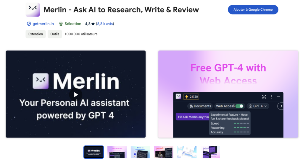 Les meilleures extensions Chrome qui intègrent ChatGPT