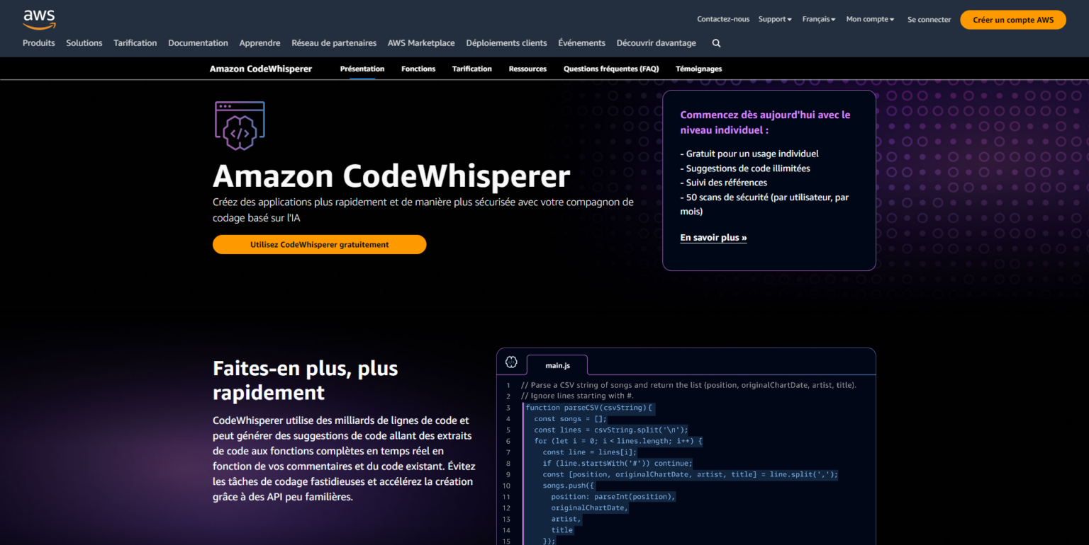 Les 10 meilleurs générateurs de code avec IA