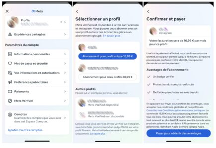 Meta Verified : obtenez le badge vérifié sur Facebook et Instagram