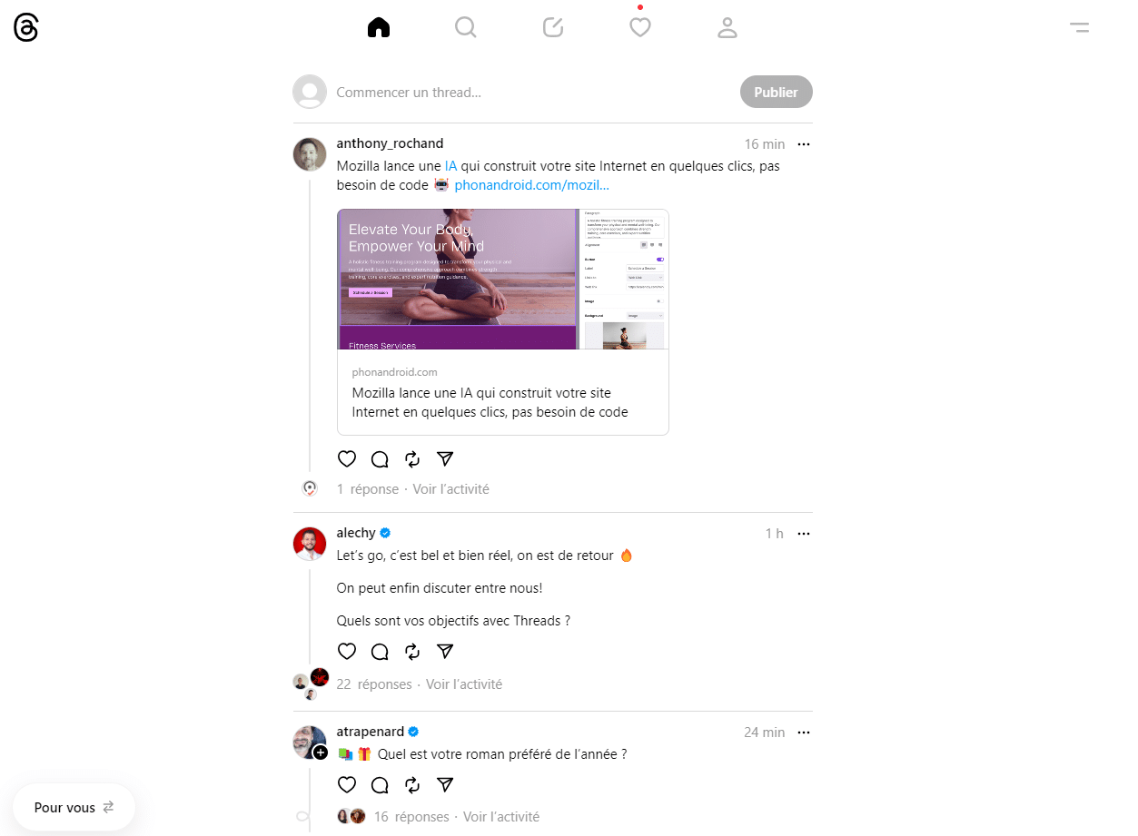 Threads par Meta : le nouveau Twitter disponible en France - À la SEOupe