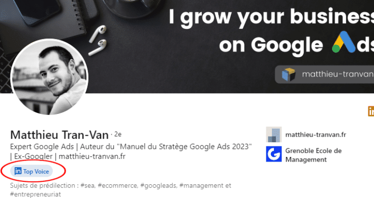 LinkedIn Top Voice : comment obtenir le badge et quels avantages