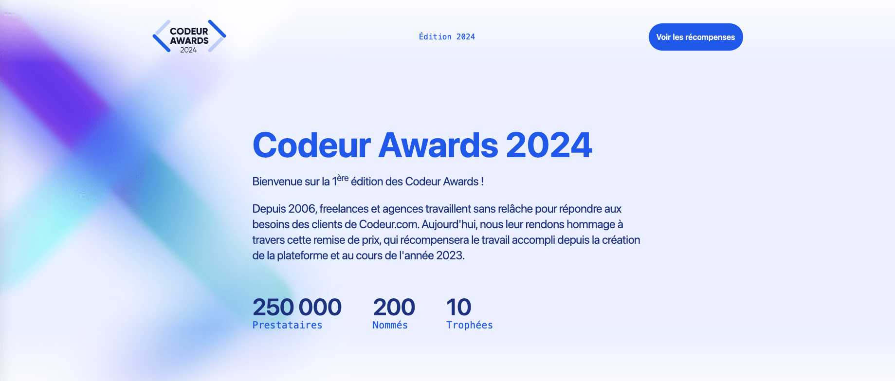 Codeur Awards 2024 : annonce des gagnants