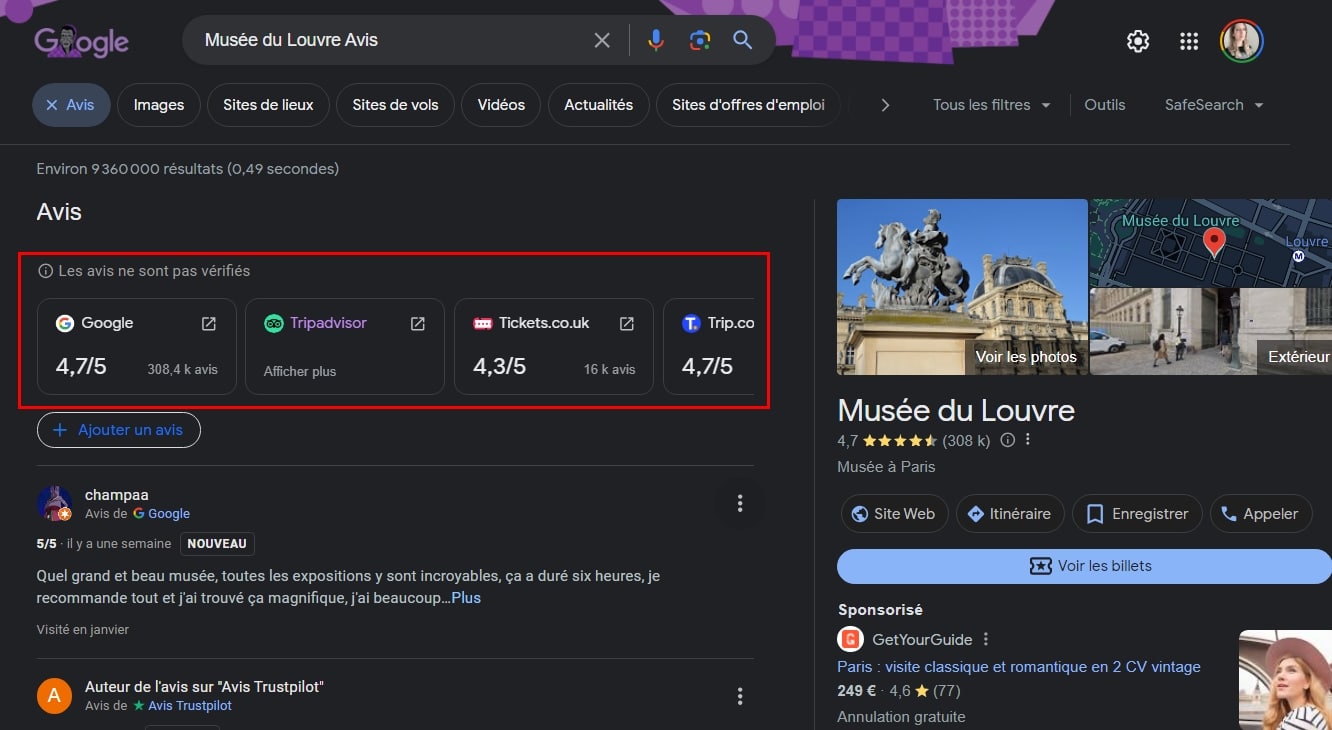 Les avis Google réunissent maintenant tous vos avis clients - À la SEOupe