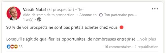 30 accroches pour créer un bon post LinkedIn