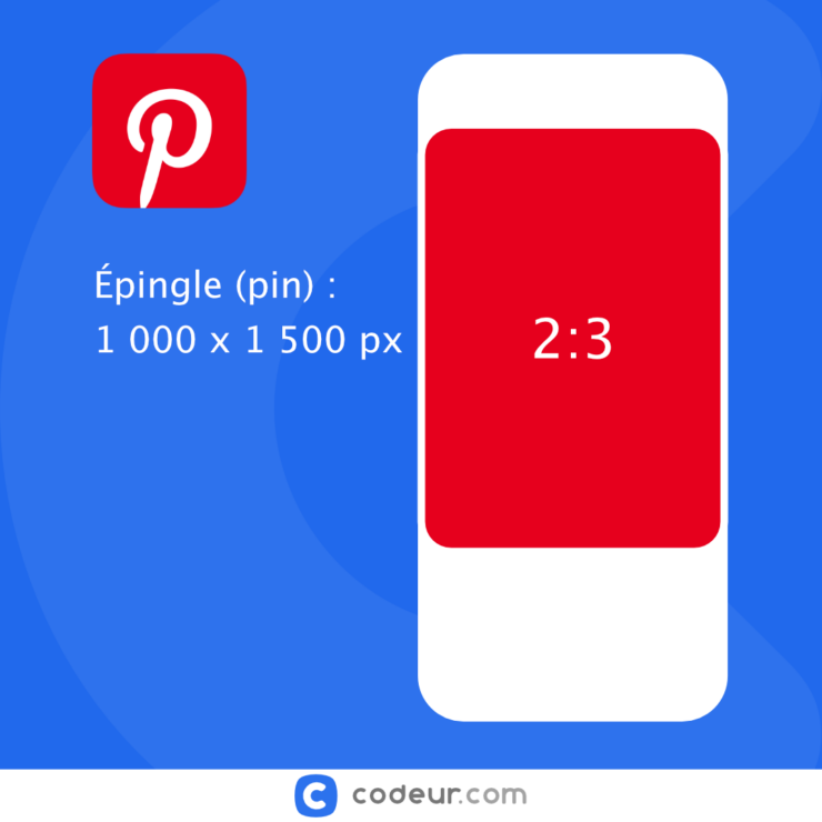 Le guide des tailles d'images Pinterest