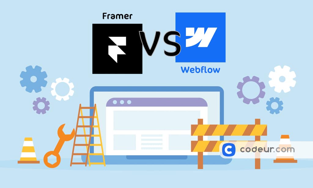 Framer vs Webflow : quel est le meilleur builder de sites