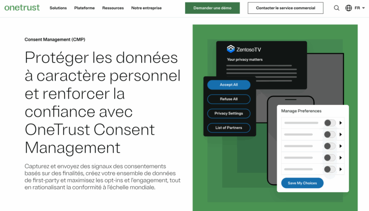 Les meilleures CMP (Consent Management Platform)