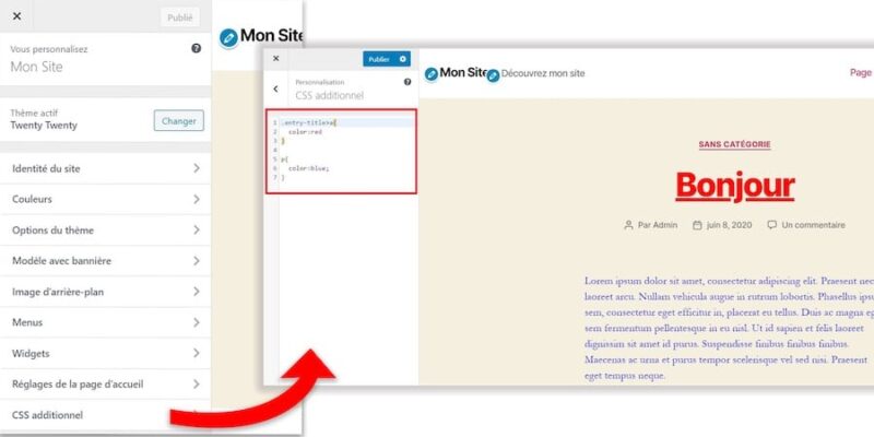 Comment Modifier Du Code Html Css Ou Php Dans Wordpress